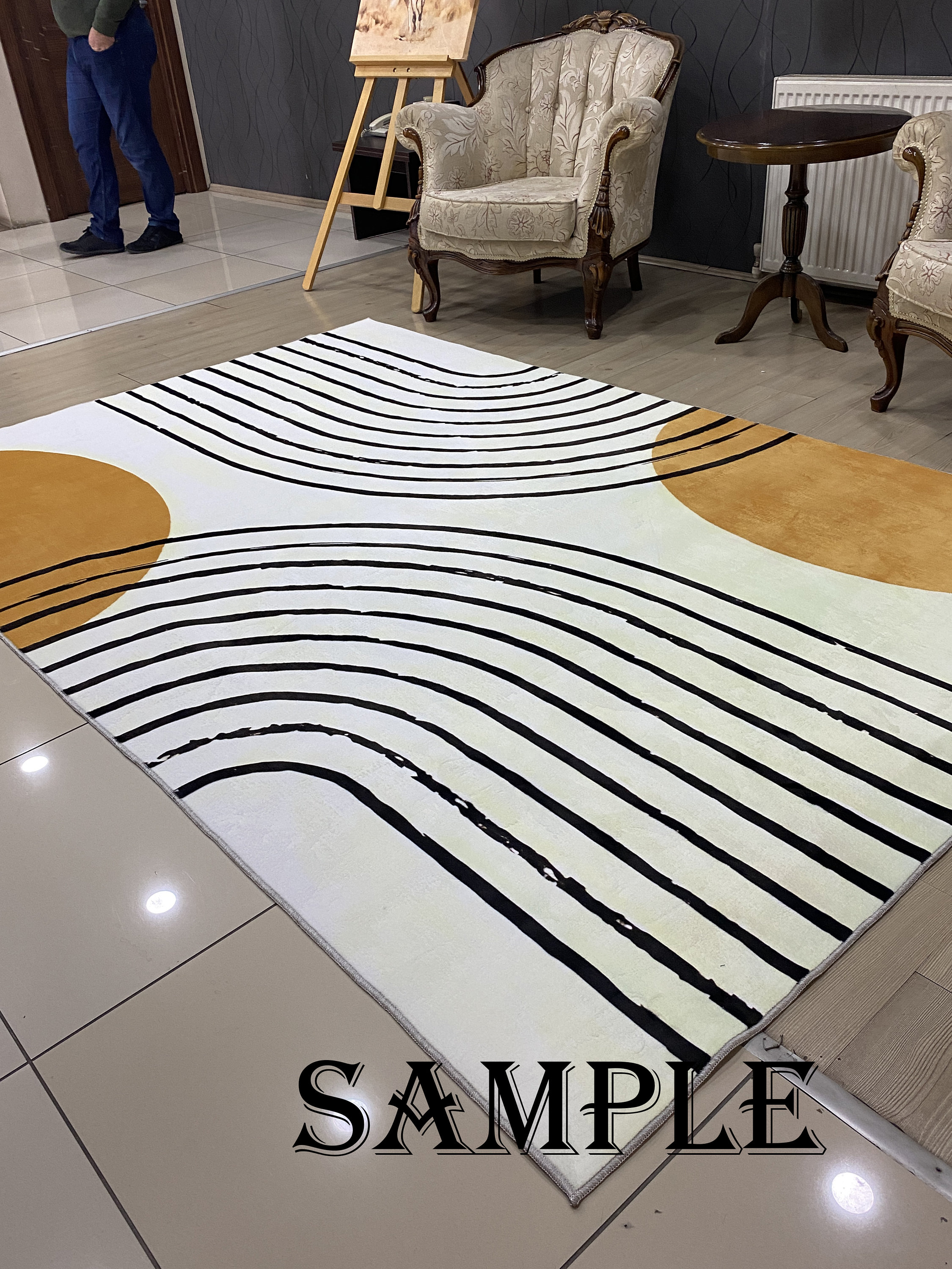 Abstract Rug, Decorative Rug, Aesthetic Rug, Minimalist Rug, Minimal ...