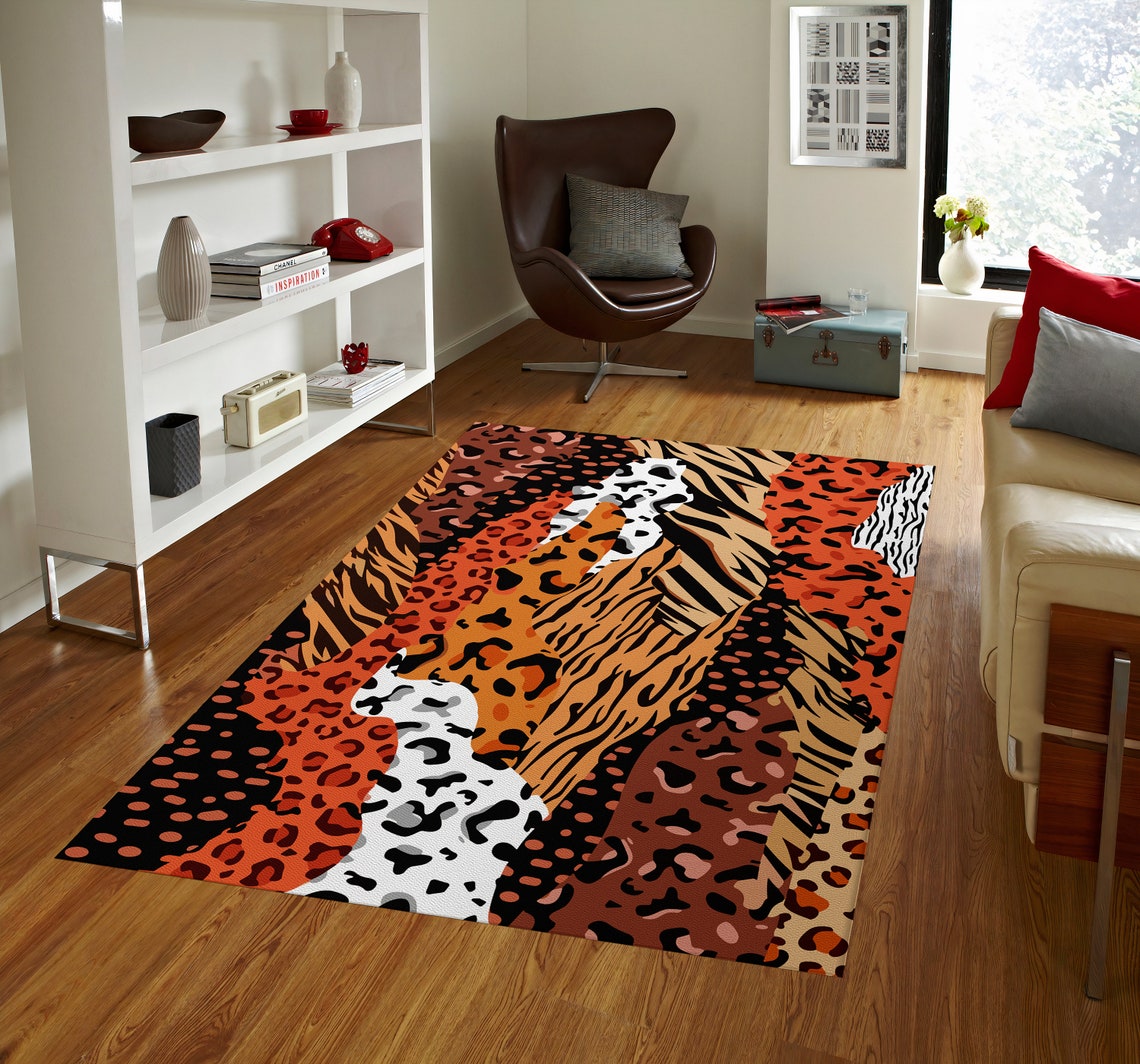 Animal Skin Pattern Rug, Leopard Skin Pattern Rug, Zebra Skin Pattern ...
