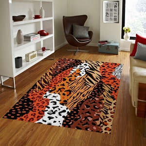 Animal Skin Pattern Rug, Leopard Skin Pattern Rug, Zebra Skin Pattern ...