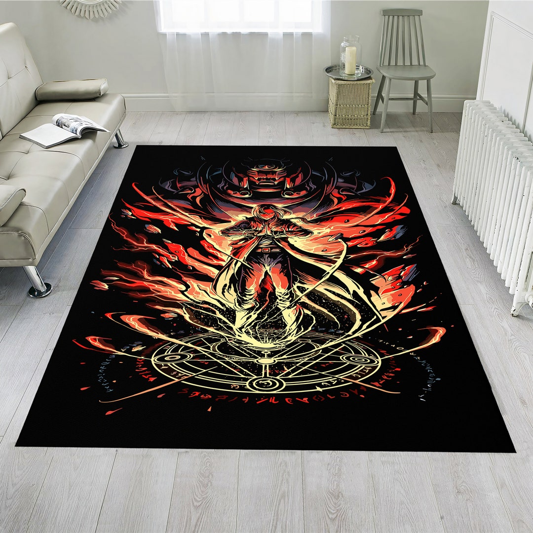 Anime Rug, Anime Area Rug, Anime Carpet, Anime Decor, Manga Rug ...