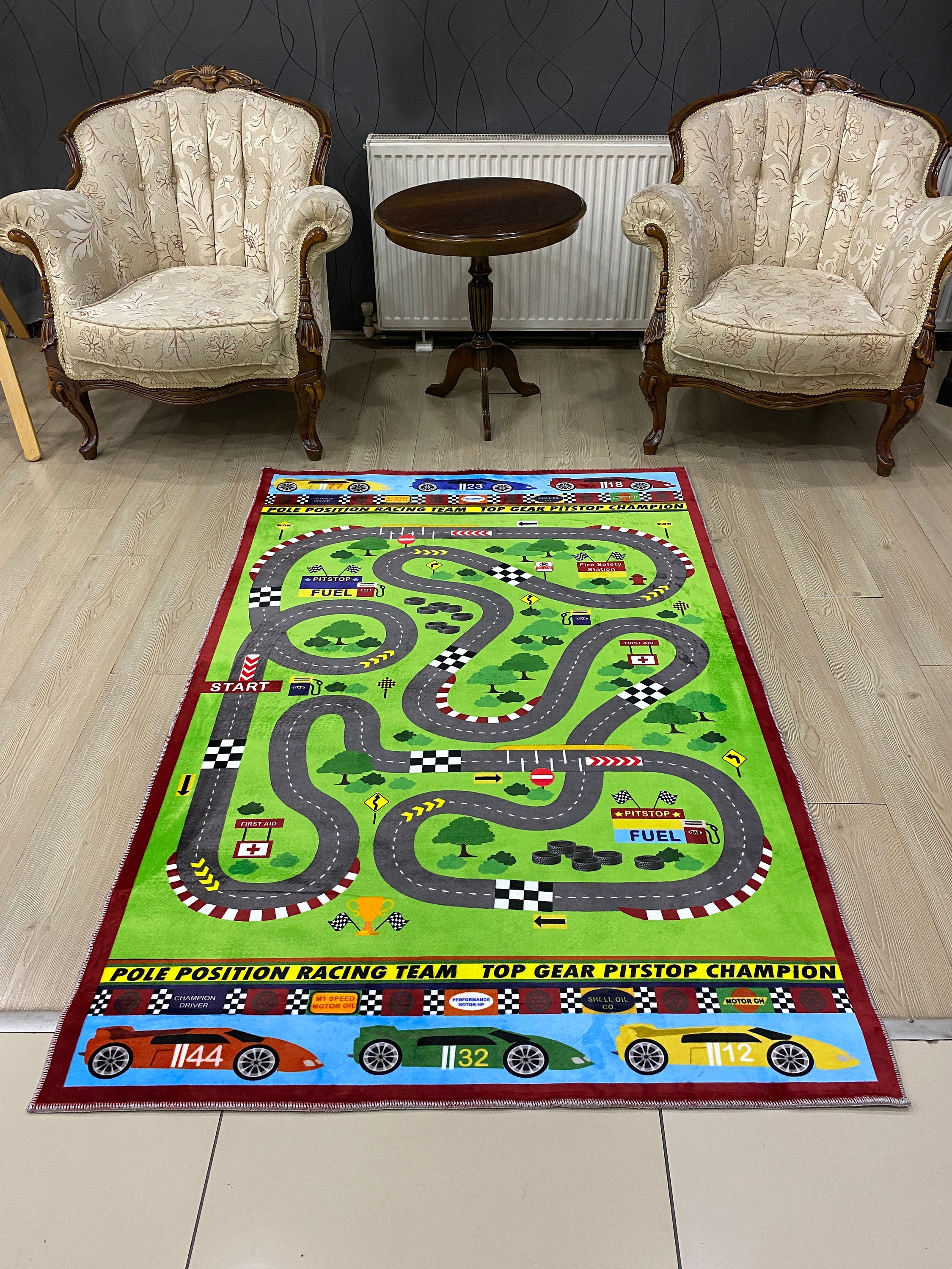 Race Tracking Rug, Race Track Rug, Road Rug, Car Rug, Traffic Rug ...