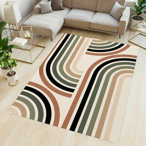 Abstract Rug, Modern Art Rug, Minimalist Rug, Modern Rug, Minimal Rug ...