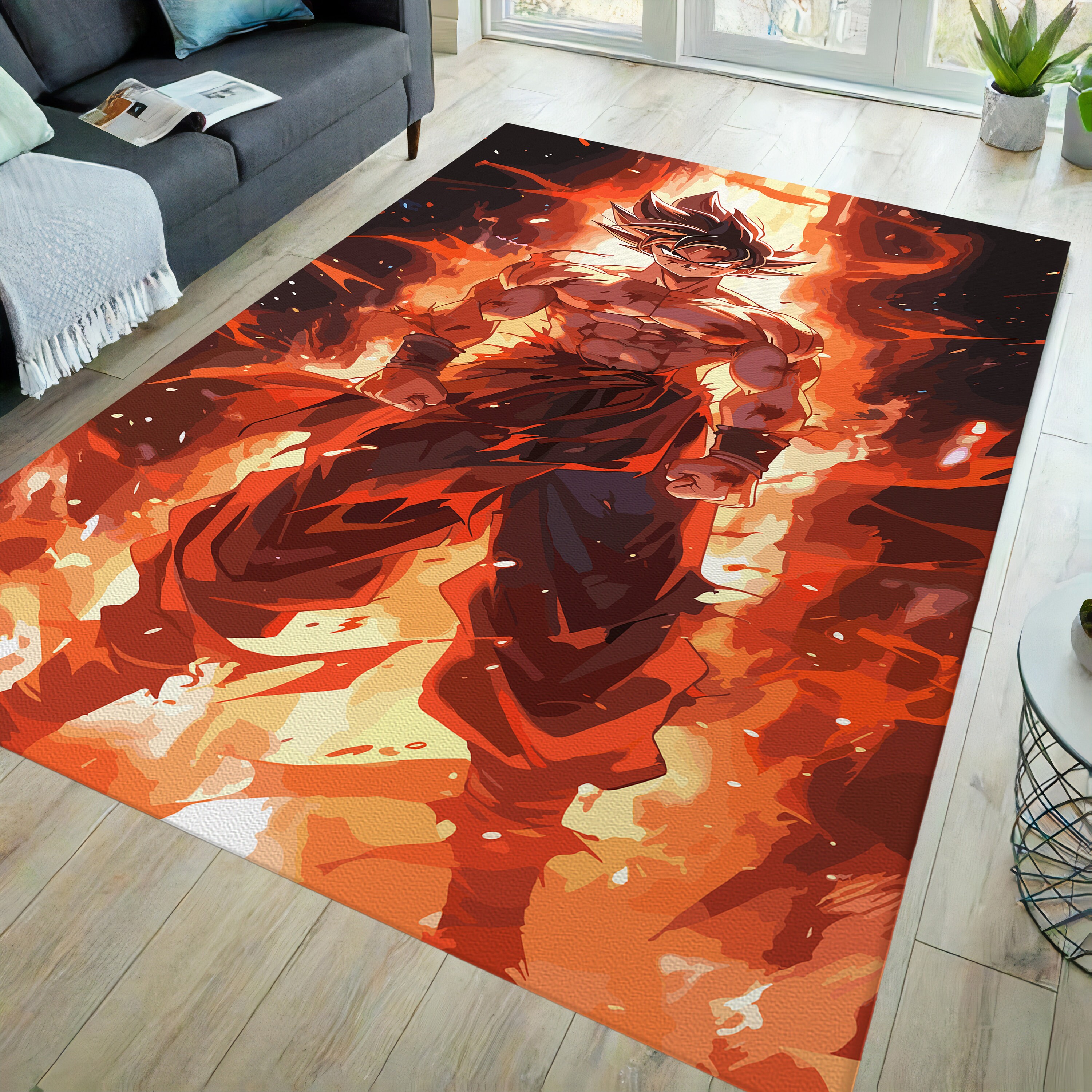 Anime Character Rug, Anime Rug, Anime Carpet, Anime Decor, Manga Rug ...