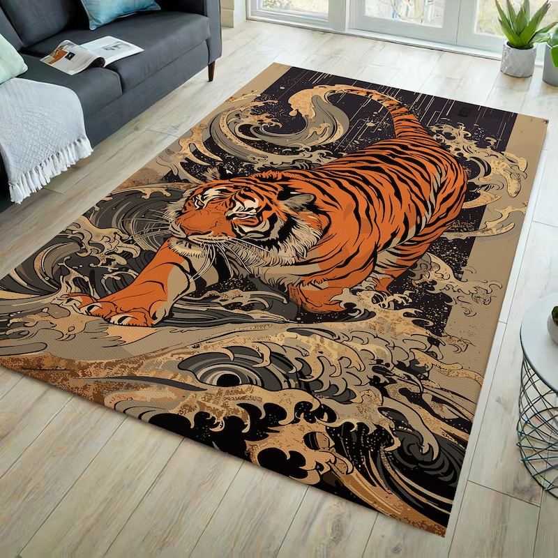 Japanese Style Rugs - Etsy