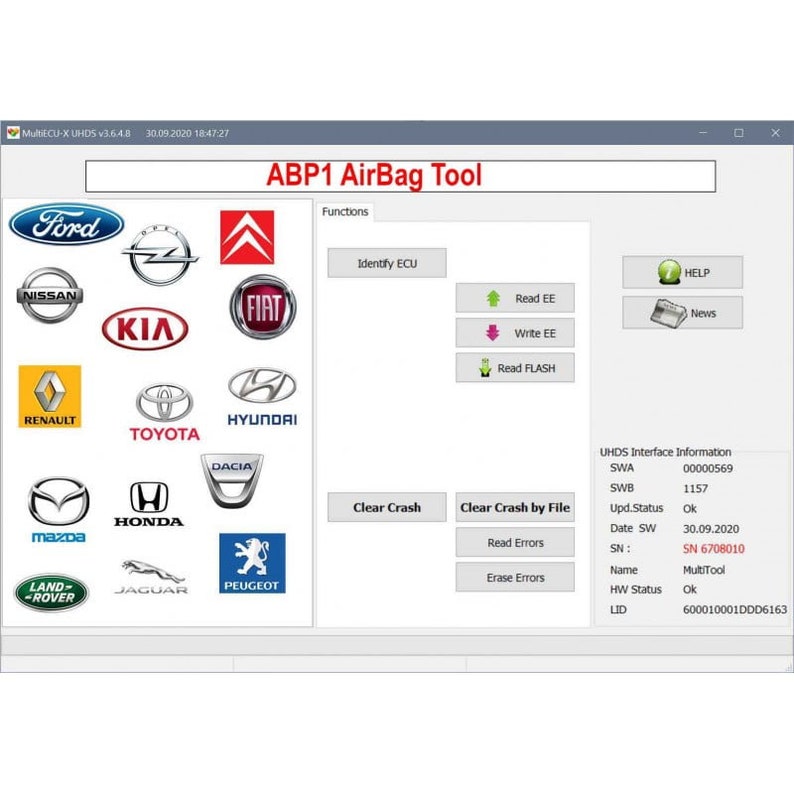 Mega Pack Airbag Crach CLEAR SOFTWARE + FILES - Etsy