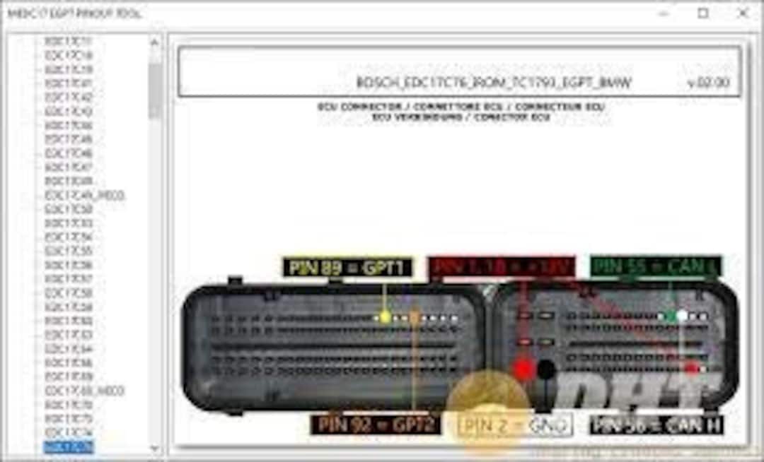 Bench PINOUT Pcm Bench Boot SW - Etsy