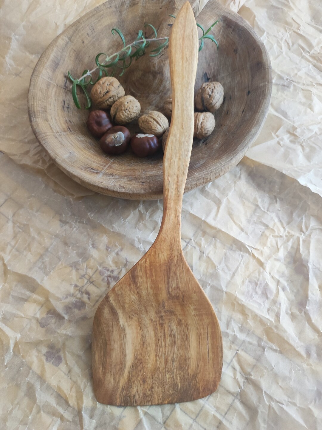 Hand Made Spatula From Pear /hand Carved - Etsy