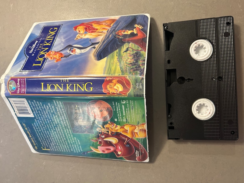 The Lion King 2977 - Disney's Masterpiece Collection VHS - RARE FIND - Etsy