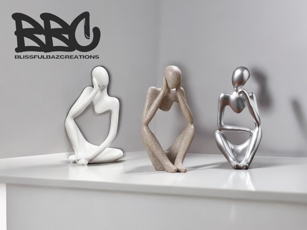Tabletop Thinking Sculptures Home Decorative Statue Room Figurines - Etsy