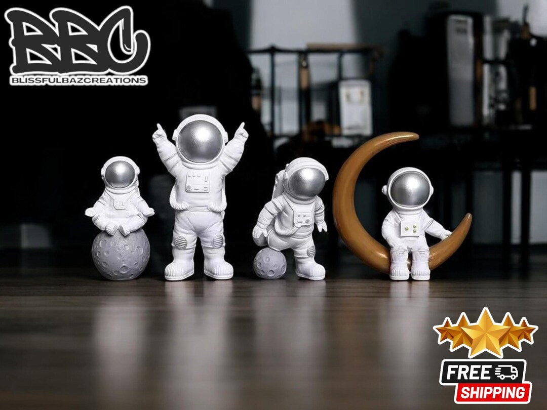 Astronaut Figure Statue Display | Spaceman Sculpture for Kids ...