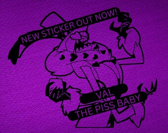 Hazbin Hotel Inspired Zestial Vinyl Decal Sticker - Etsy