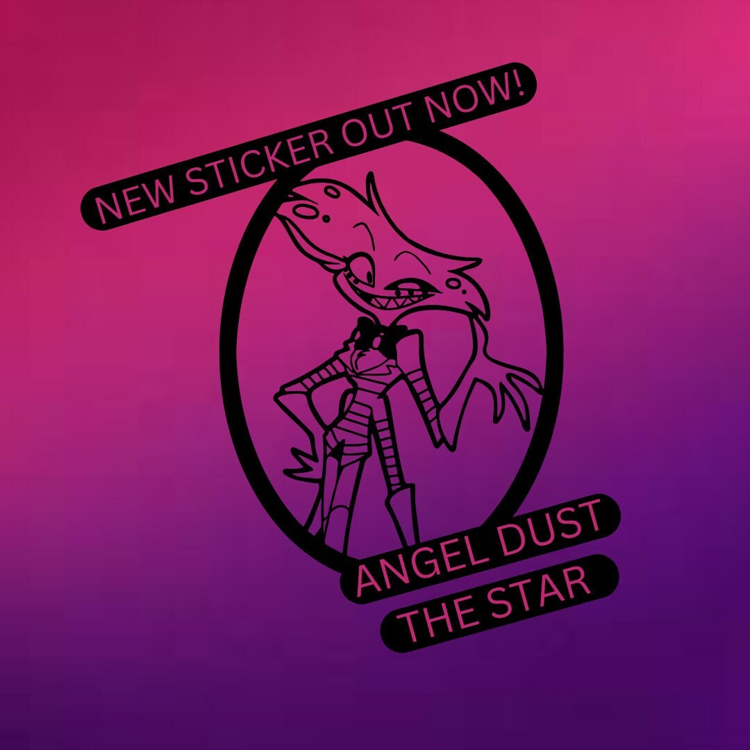 Angel Dust Vinyl Decal Sticker - Etsy
