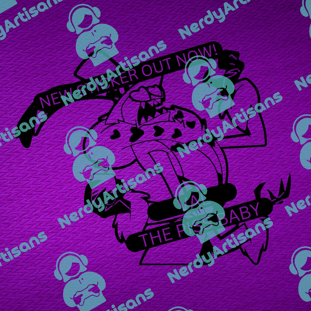 Hazbin Hotel Inspired - Val Vinyl Decal Sticker - Etsy