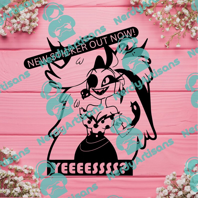 Helluva Boss Inspired - Country Bish Vinyl Decal Sticker - Etsy