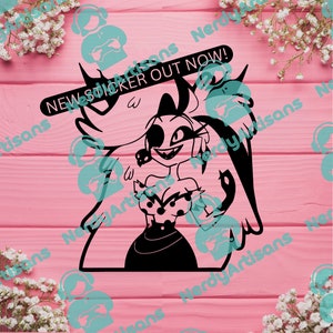 Helluva Boss Inspired - Country Bish Vinyl Decal Sticker - Etsy