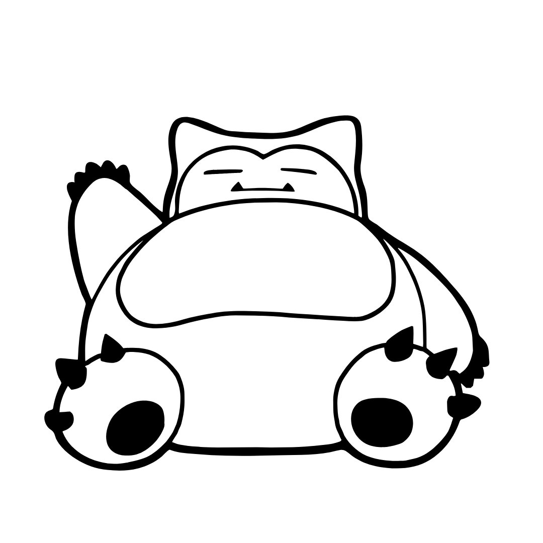 Pokemon Snorlax Vinyl Decal Sticker - Etsy