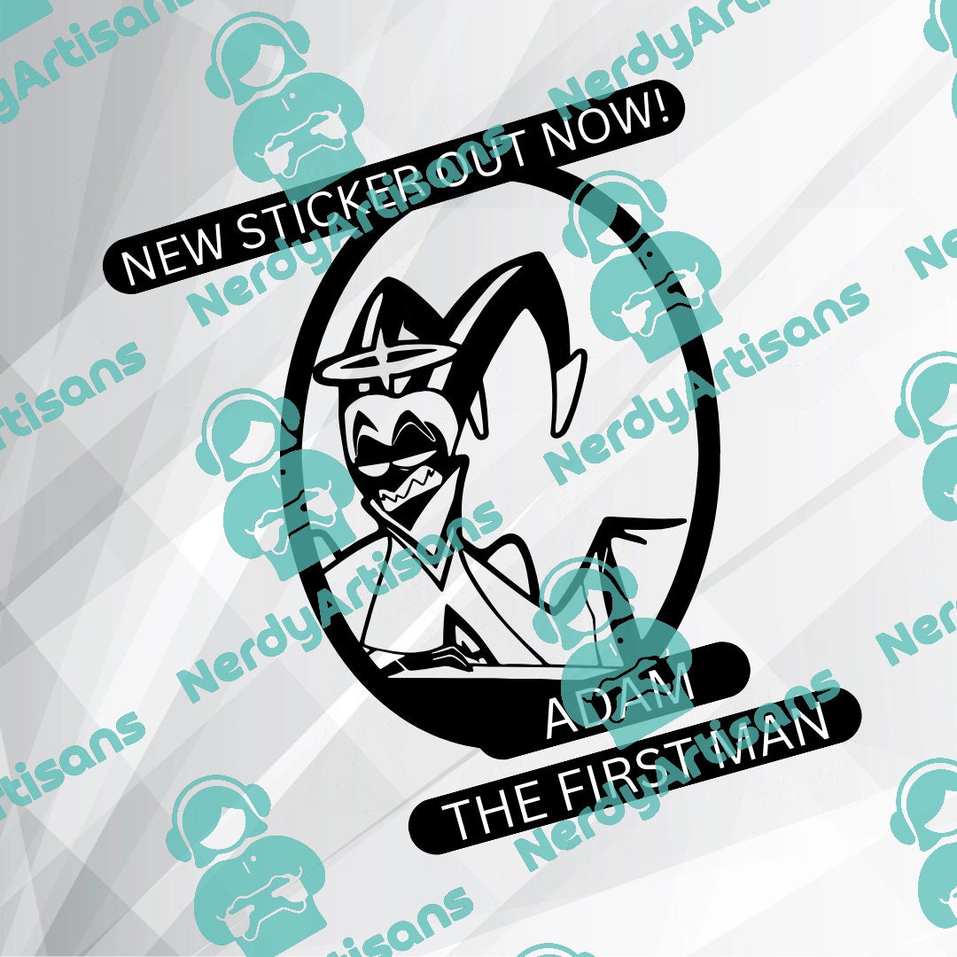 Hazbin Hotel Inspired - Adam Vinyl Decal Sticker - Etsy