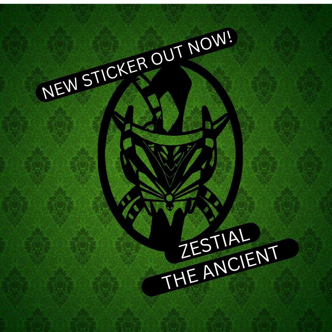 Hazbin Hotel Inspired Zestial Vinyl Decal Sticker - Etsy