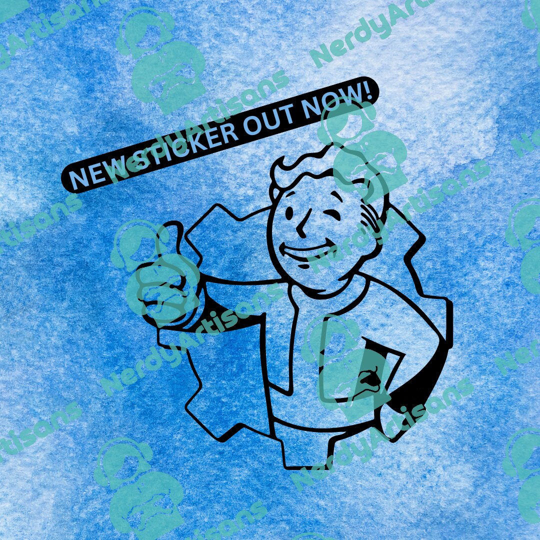 Fallout Inspired - Pip Boy Vinyl Decal Sticker - Etsy