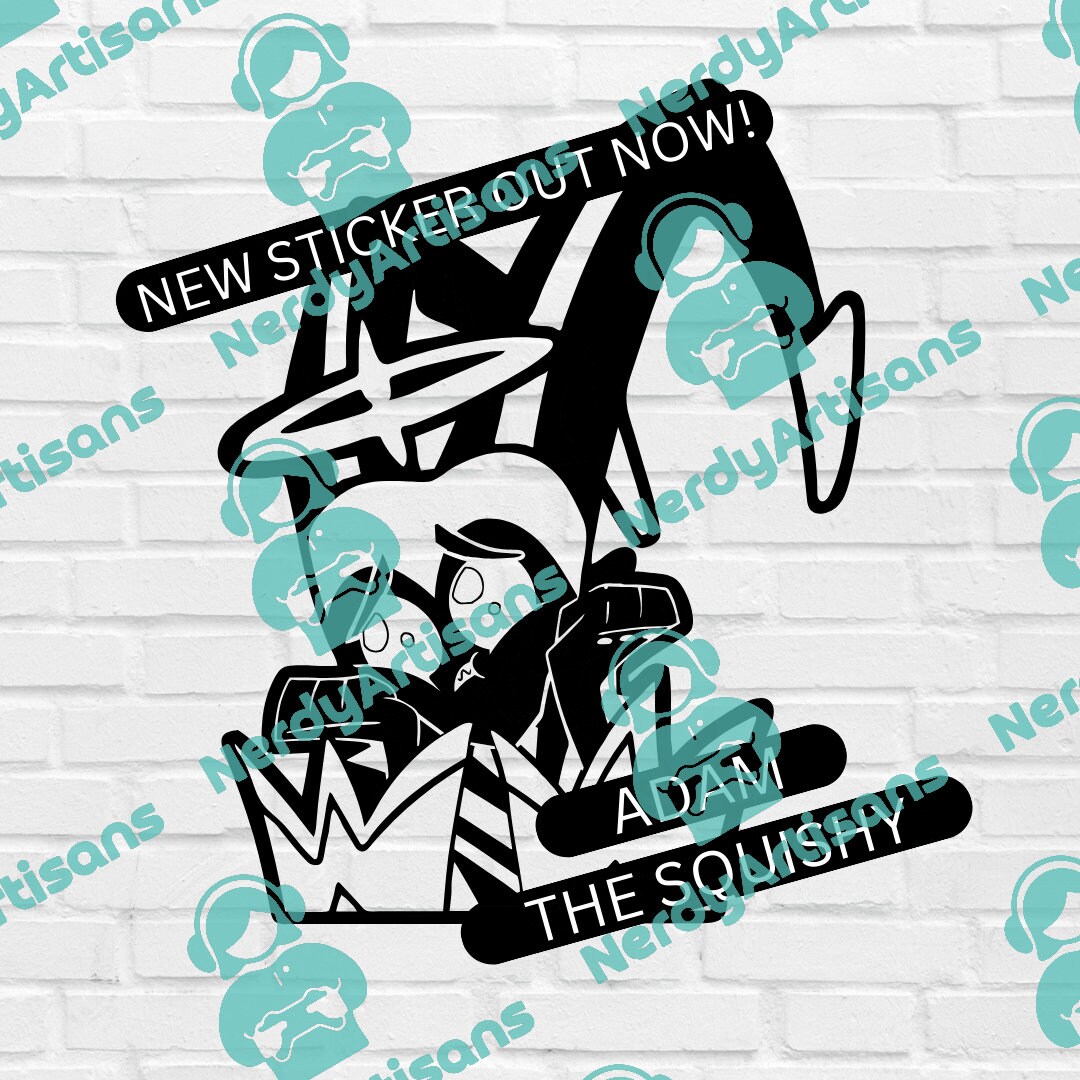 Hazbin Hotel Inspired- Adam Vinyl Decal Sticker - Etsy