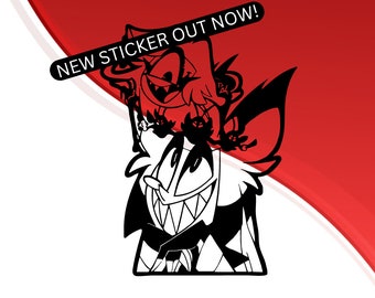 Hazbin Hotel Inspired Rosie Vinyl Decal Sticker - Etsy