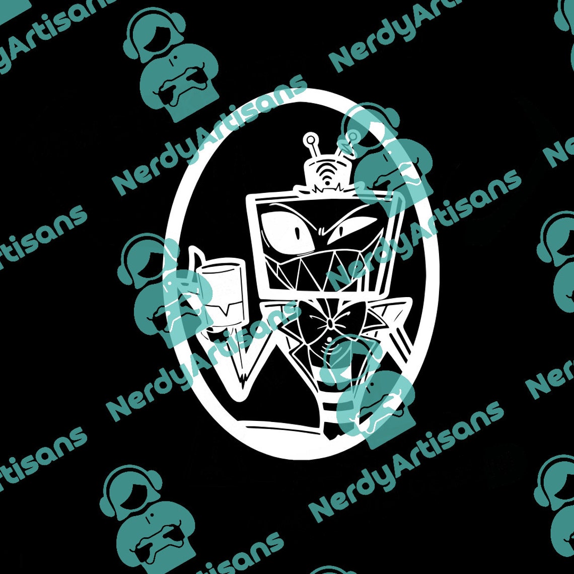 Hazbin Hotel Inspired - Vox Vinyl Decal Sticker - Etsy