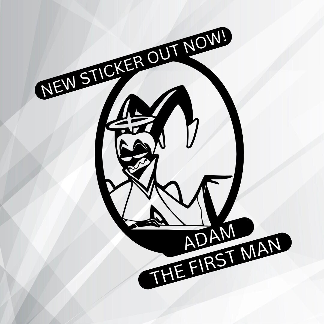 Hazbin Hotel Inspired Adam Vinyl Decal Sticker - Etsy