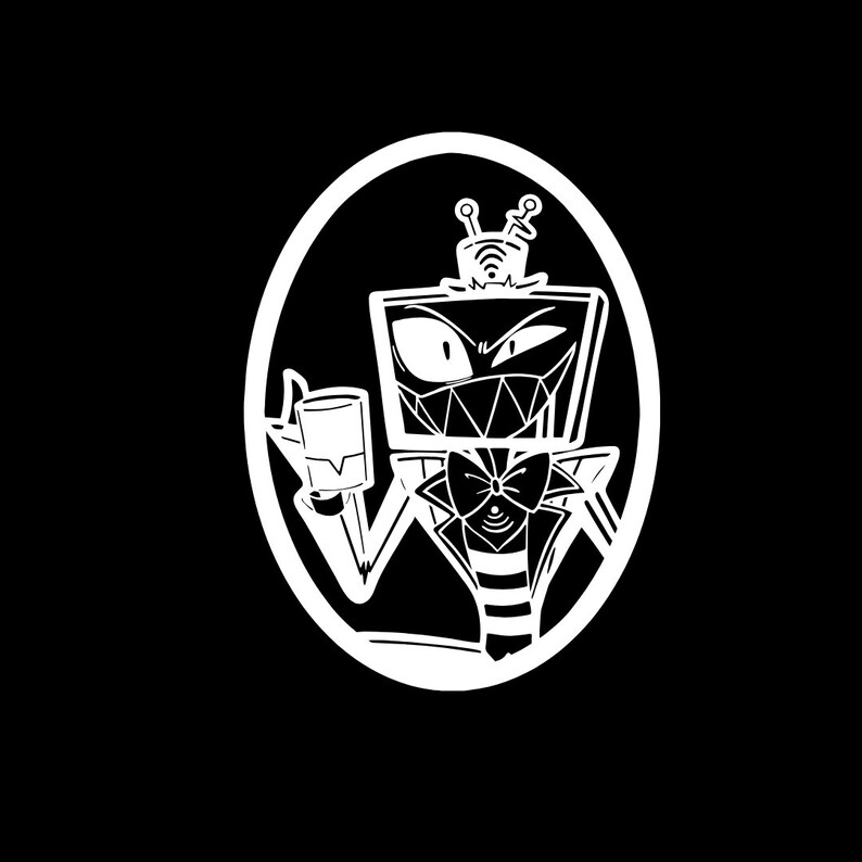 Hazbin Hotel Inspired Vox Vinyl Decal Sticker - Etsy
