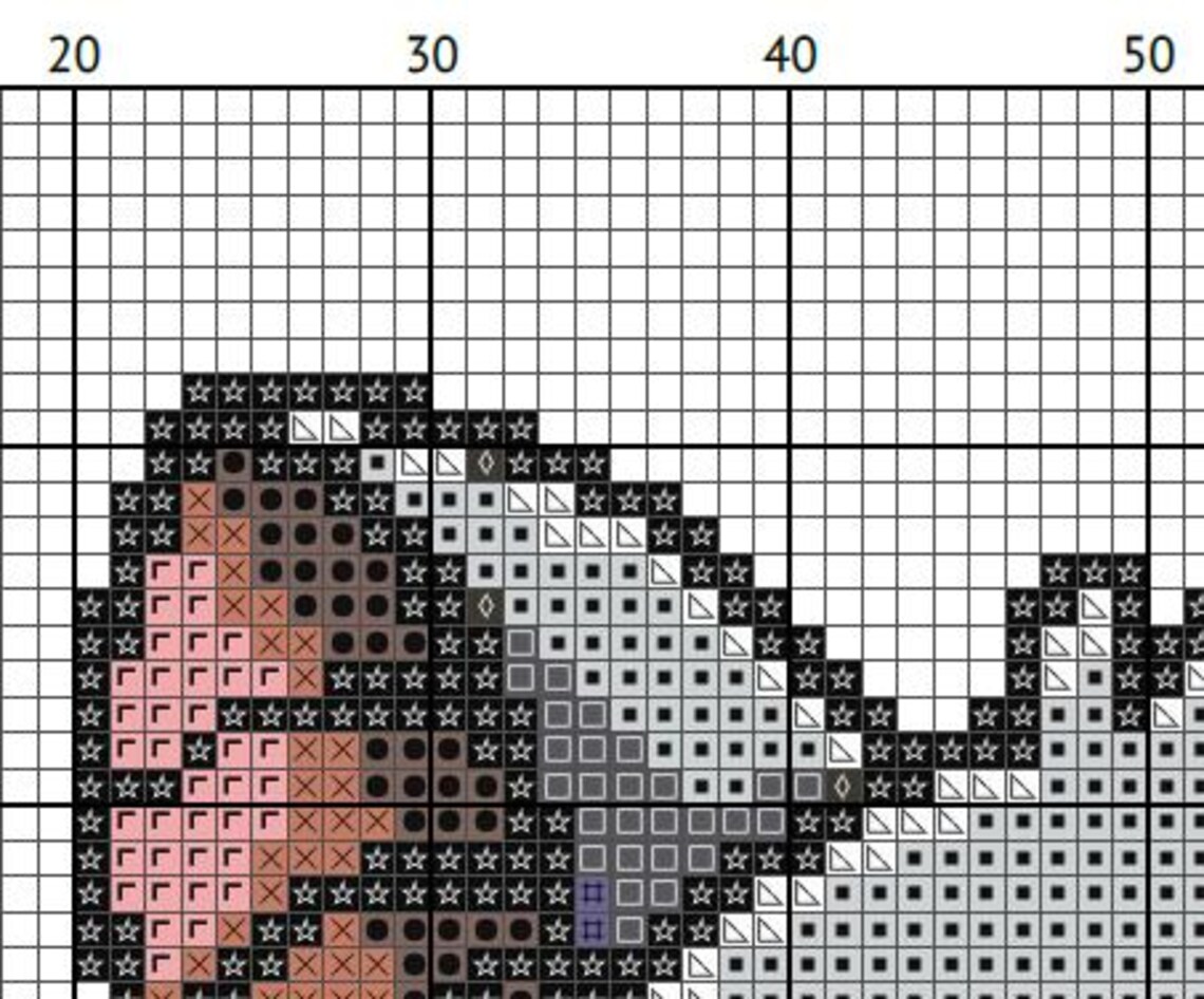 Batsy the Adorable Bat: A Charming Cross-stitch Pattern - Etsy