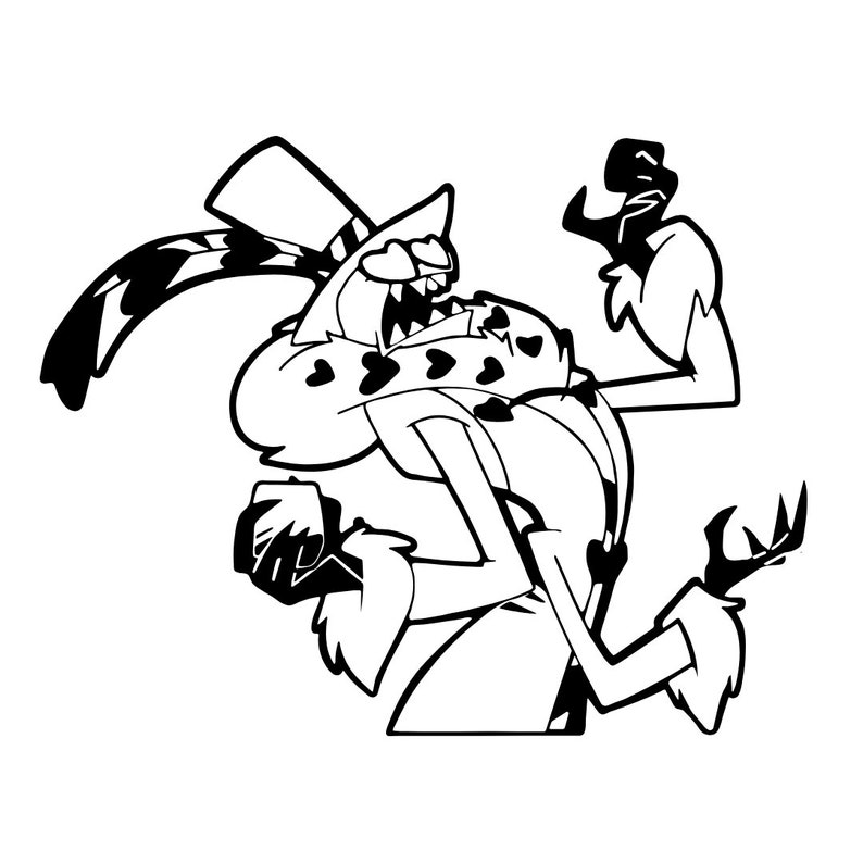 Hazbin Hotel Inspired Val Vinyl Decal Sticker - Etsy