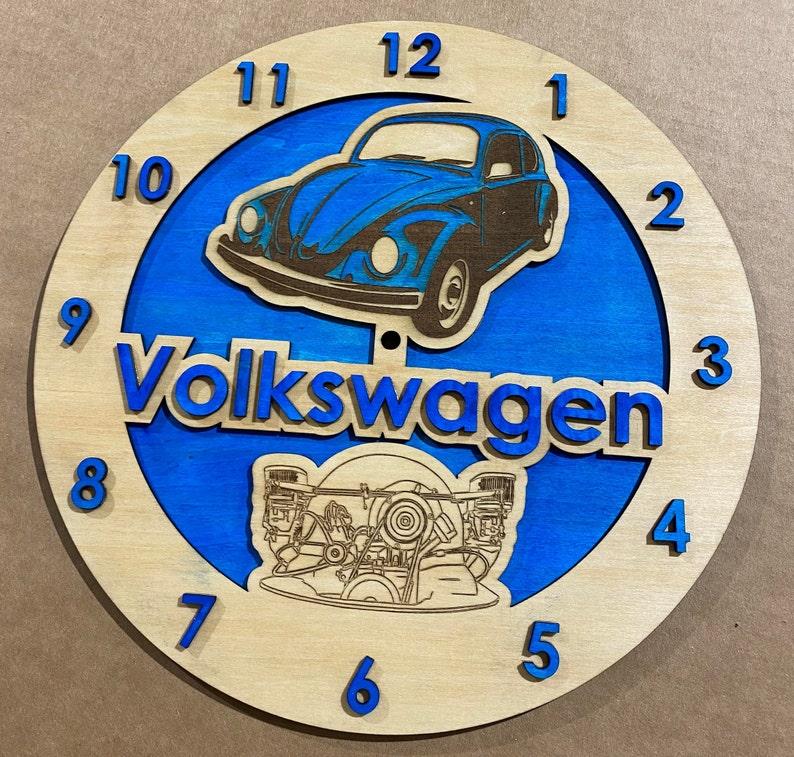 VW Bug Clock - Etsy