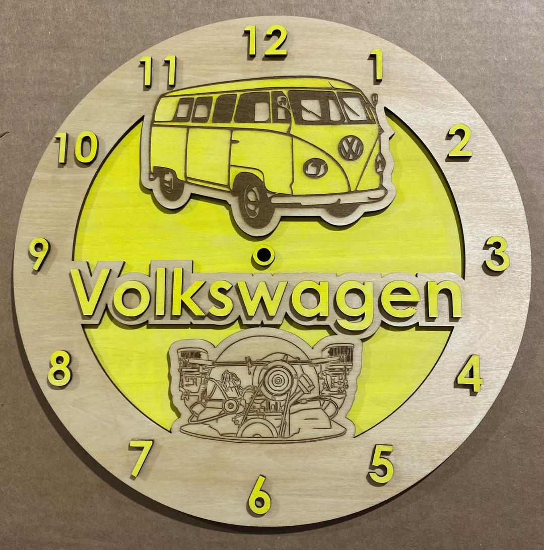 VW Bus Clock - Etsy