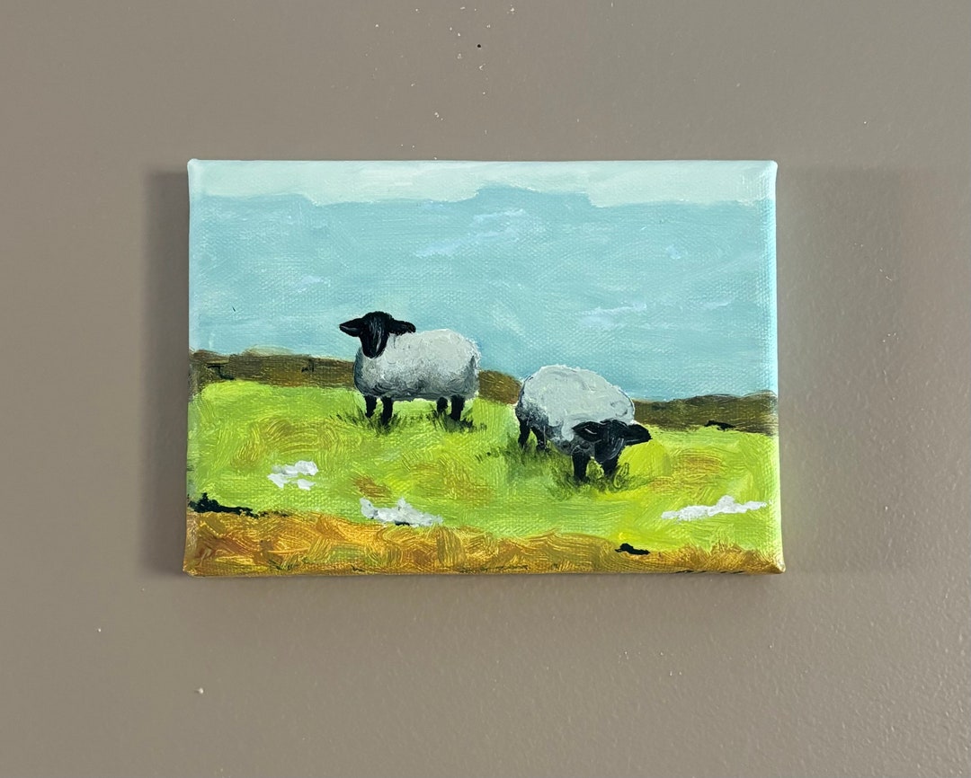 Spring Sheep, Paintings of Sheep, Sheep Gifts, Sheep Art, Springtime ...
