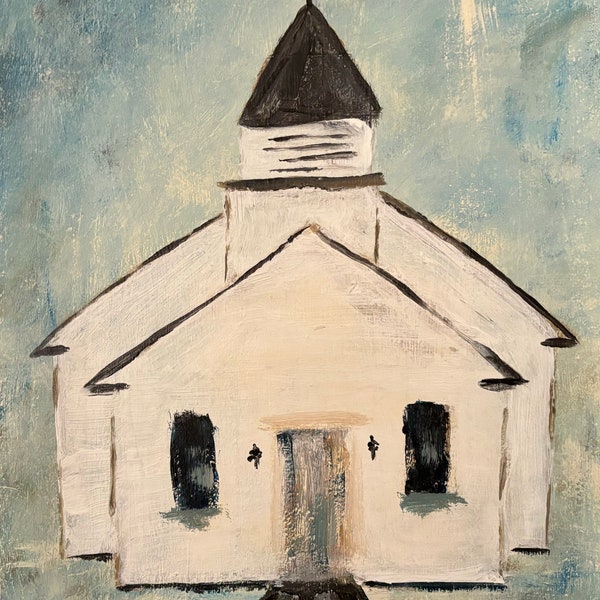 White Church - Etsy