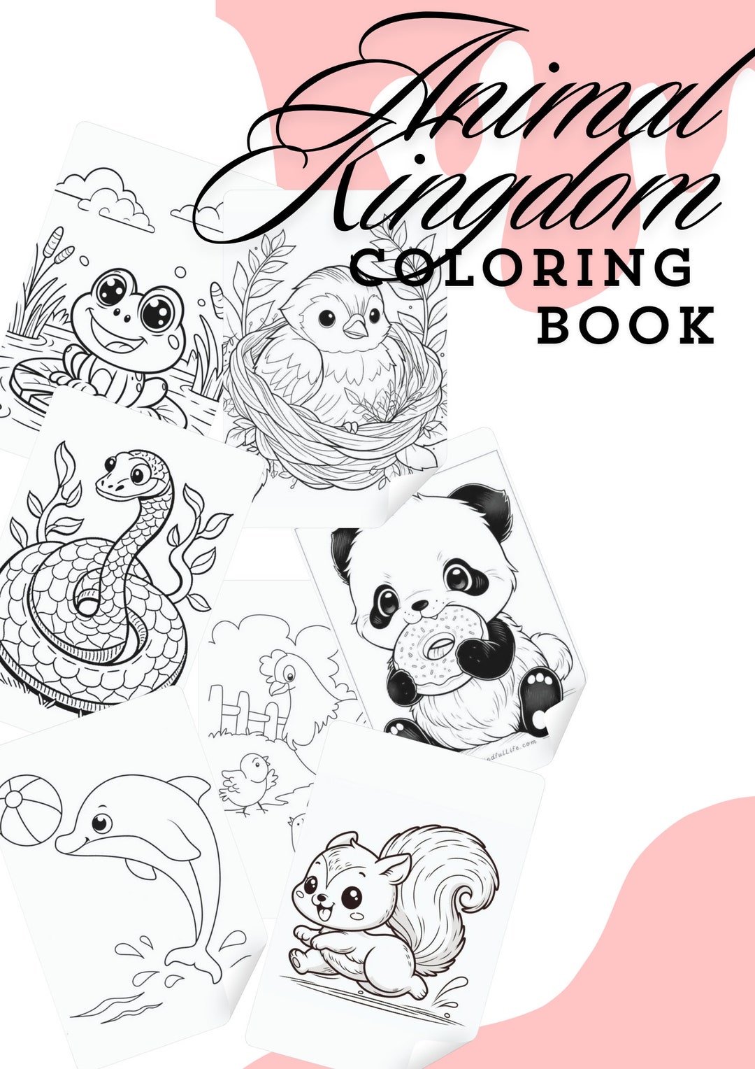 Animal Kingdom Coloring Pages- 9 Charming Pages for Coloring Fun ...