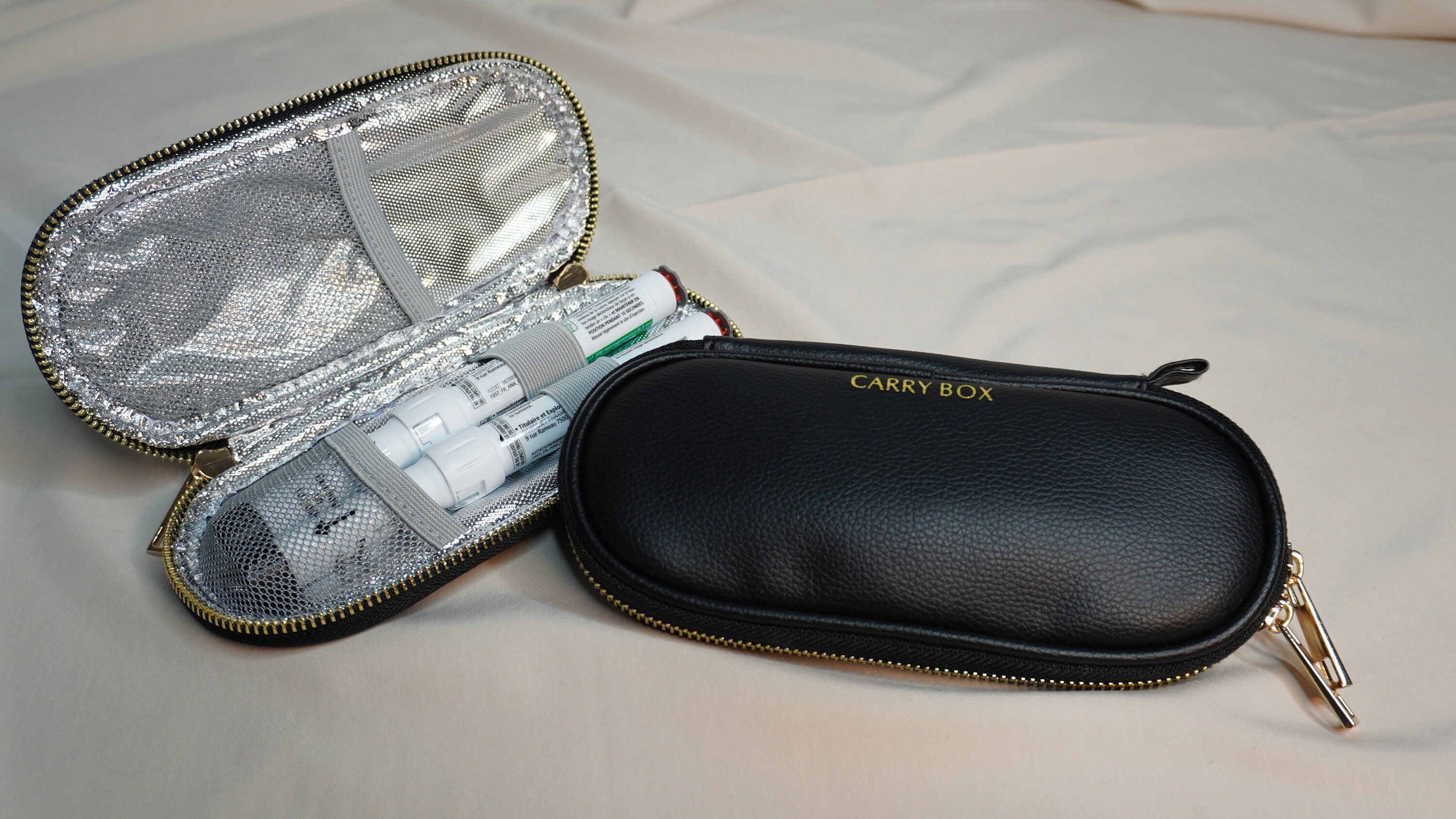 Emergency Kit for Epipen or Anapen. Insulated Case for Adrenaline ...