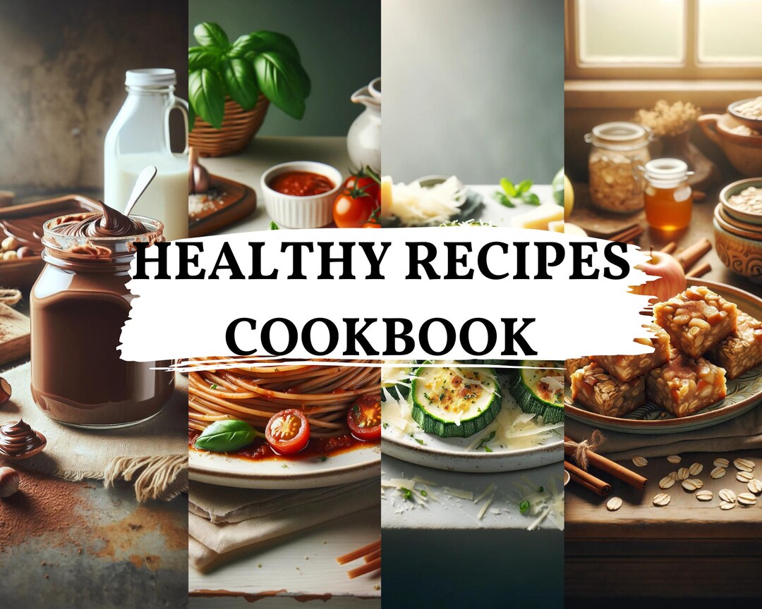 20 Savory and Sweet Healthy Recipes Cookbook Printable, Easy Meal Prep ...