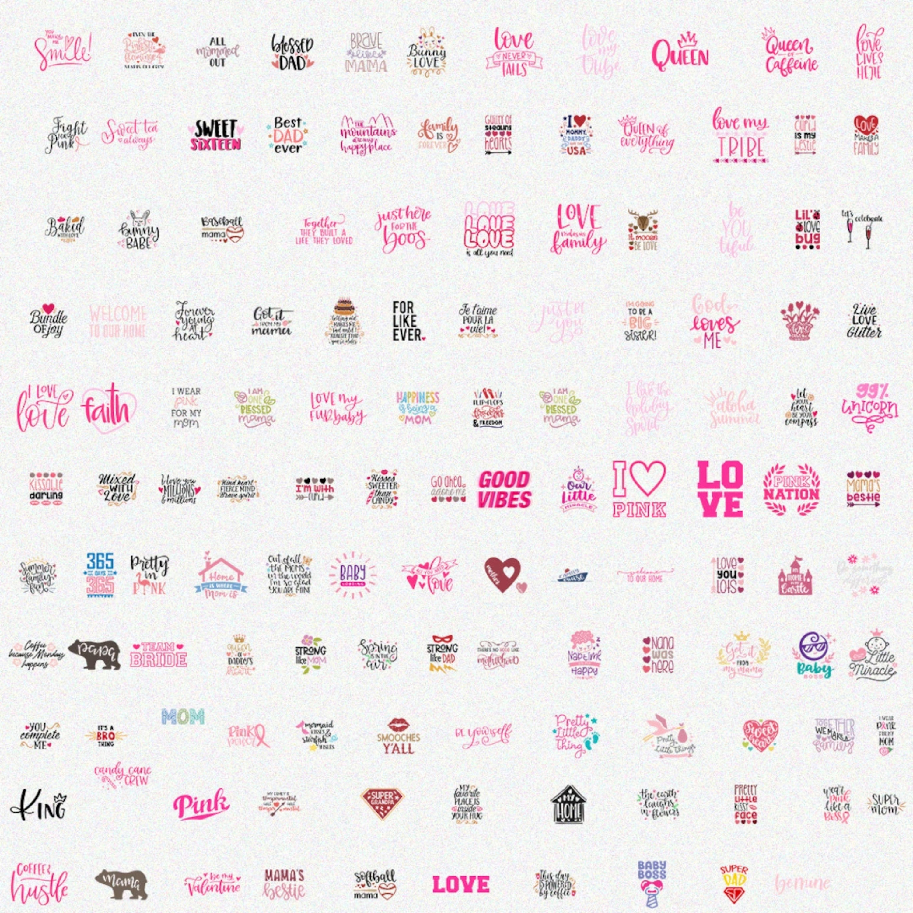 PİNK Svg Bundle, Pink Logo, Barb Svg Bundle, Girls Svg, Svg Files for ...