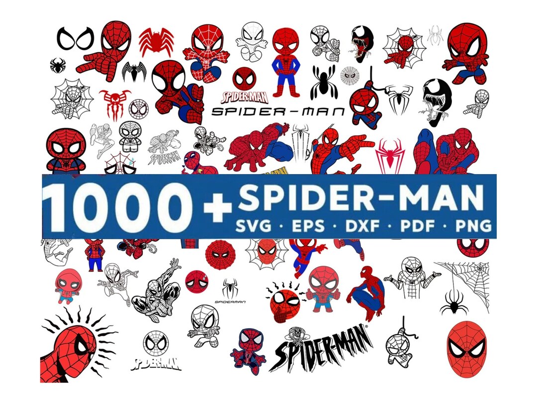 Buy 1000 Spiderman Png, Spiderman Png Files, Spider Man Svg Bundle ...