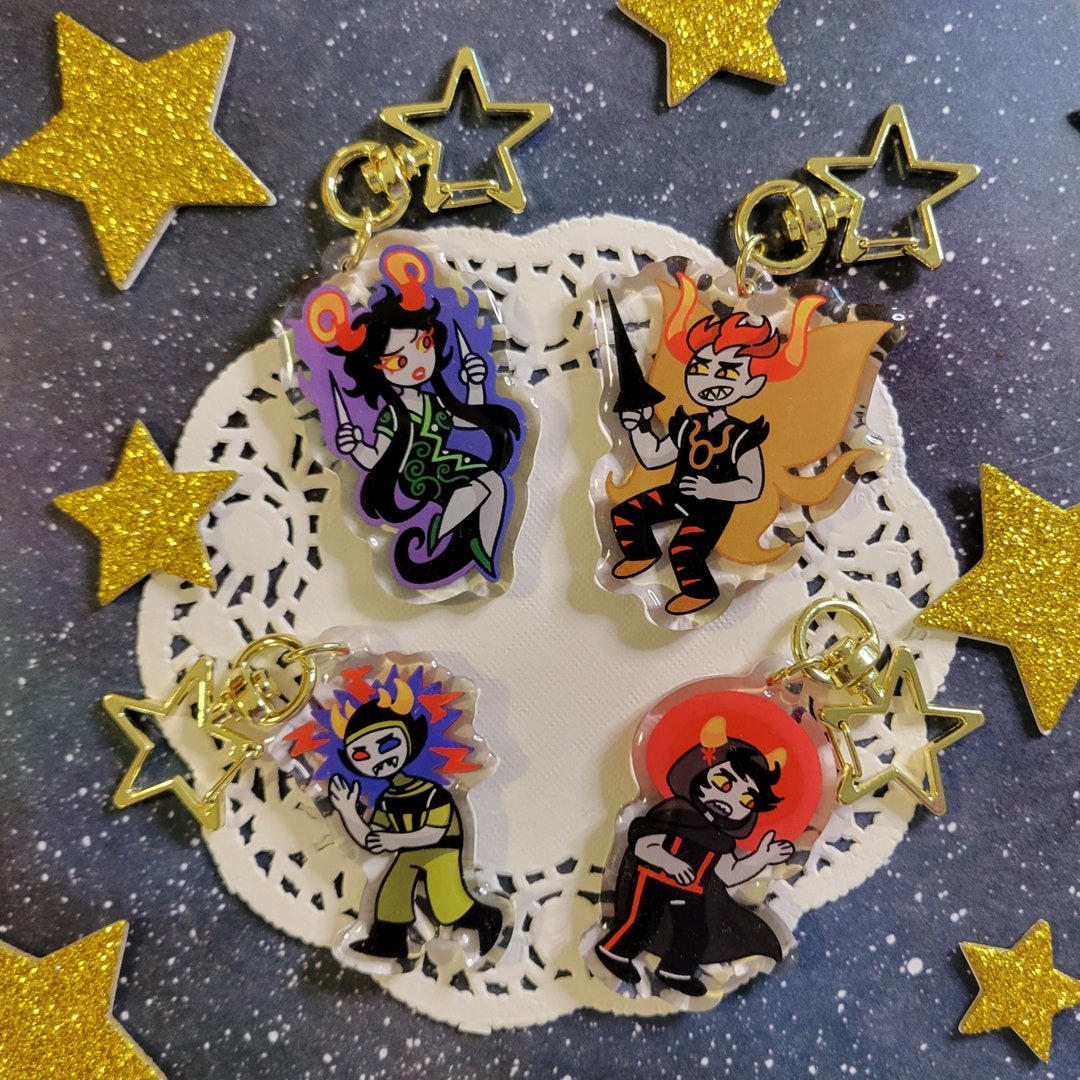 MINI Homestuck Troll Ancestor Keychains - Lowbloods - Etsy