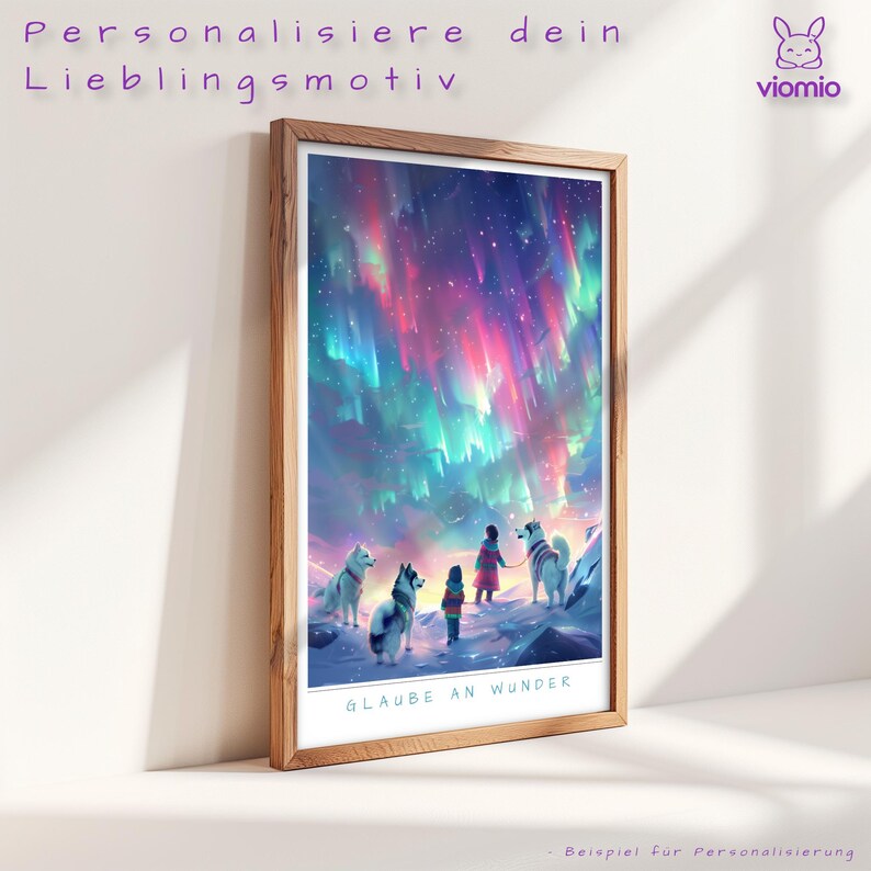 Northern Lights Children's Poster Colorful Poster Polar Lights ...