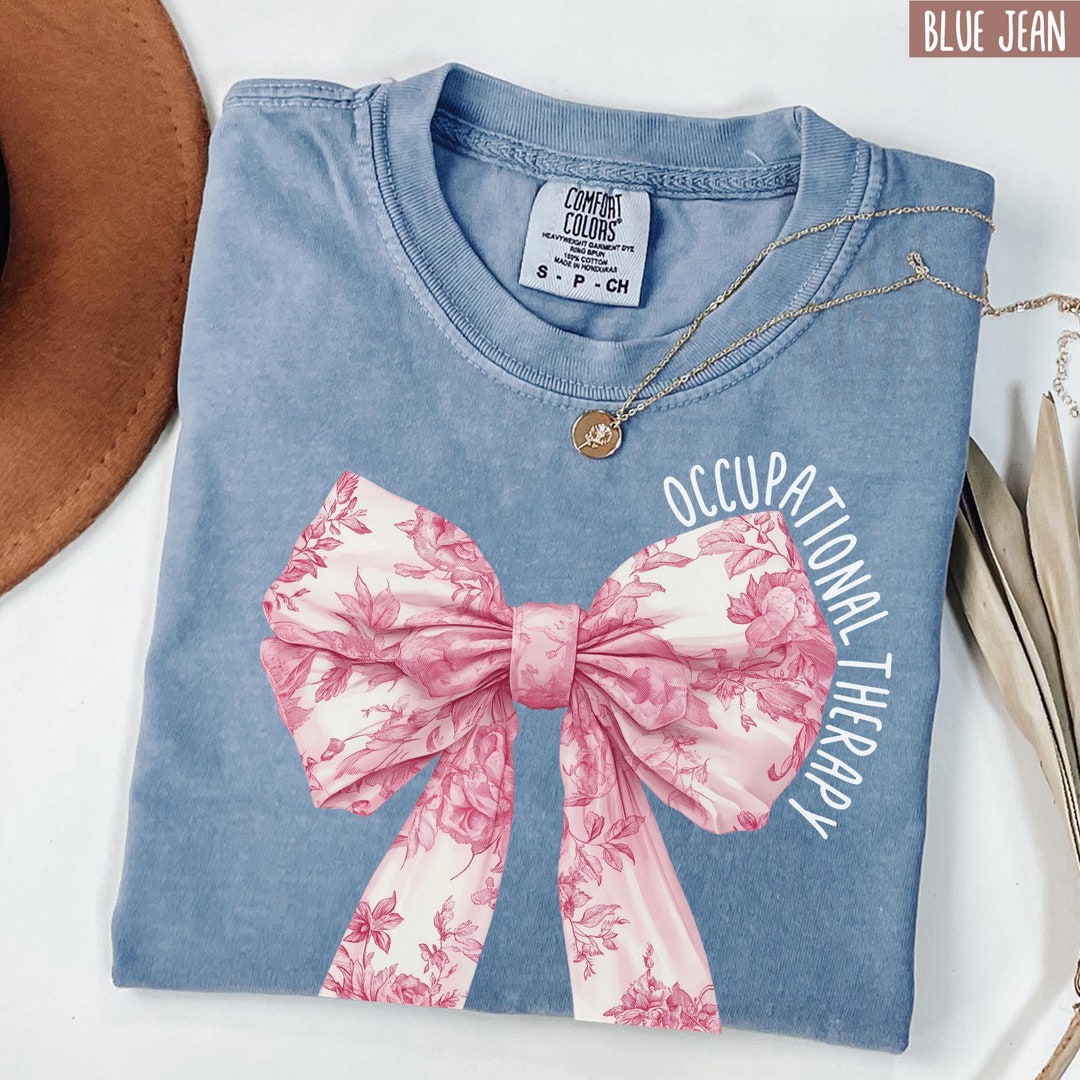 Comfort Colors® Floral Occupational Therapy Shirt, Cute OT Shirt ...