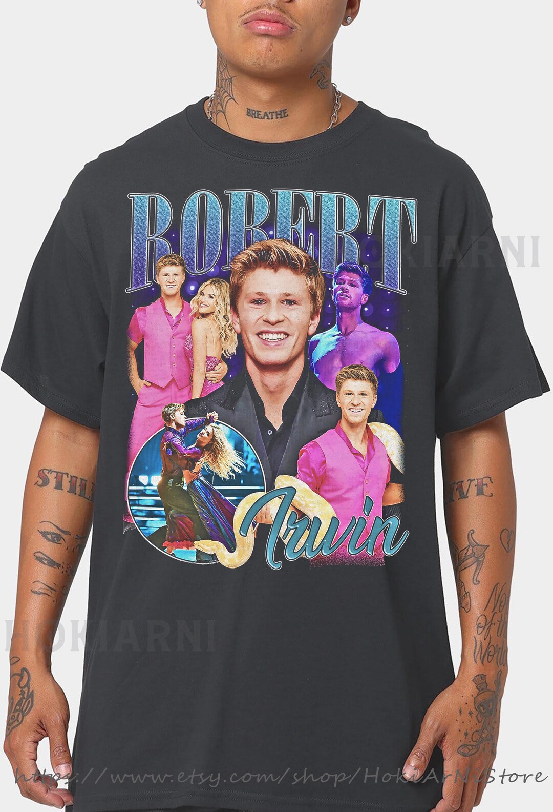 Robert Irwin Dwts Bootleg Vintage T-shirt, Robert and Witney Dancing ...
