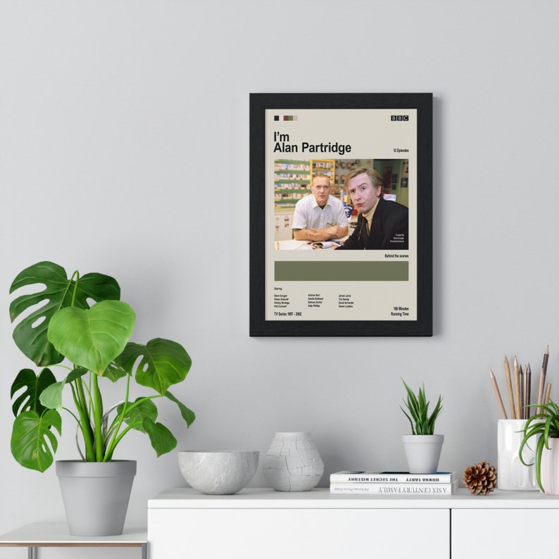 I'm Alan Partridge TV Show Poster Poster Print, Minimalist Poster ...