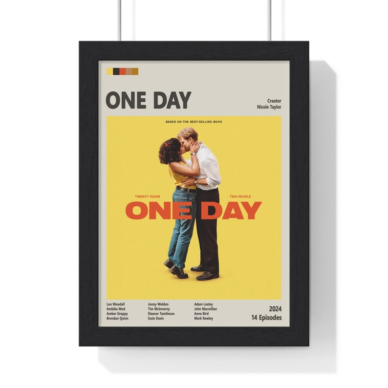 One Day Netflix TV Series Poster Poster Print, Minimalist Poster ...