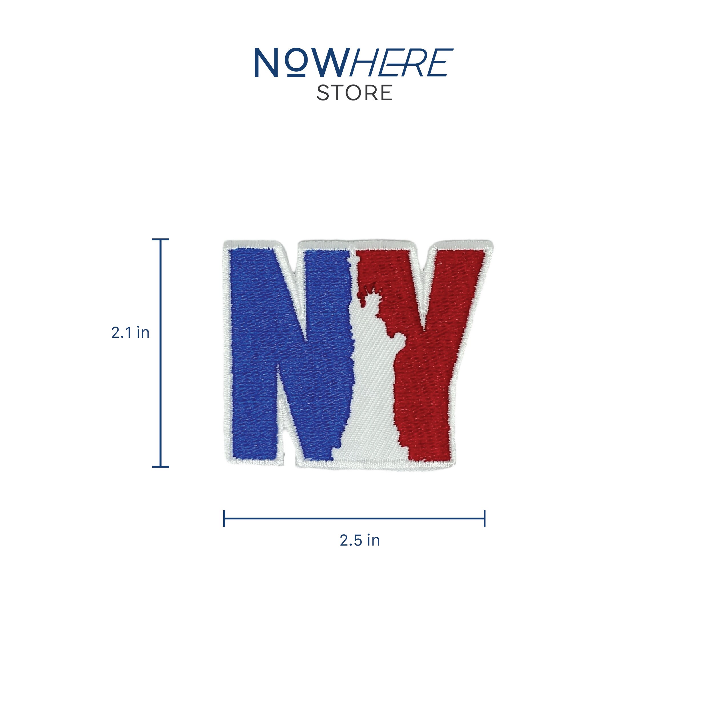 NH NY New York Iron on Patches - Embroidery Applique Patches for ...