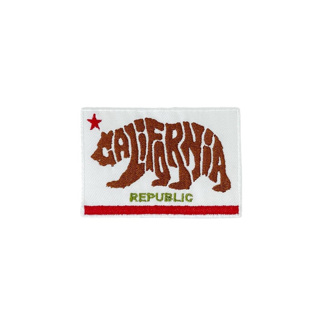 NH California Iron on Patches - Embroidery Applique Patches for ...