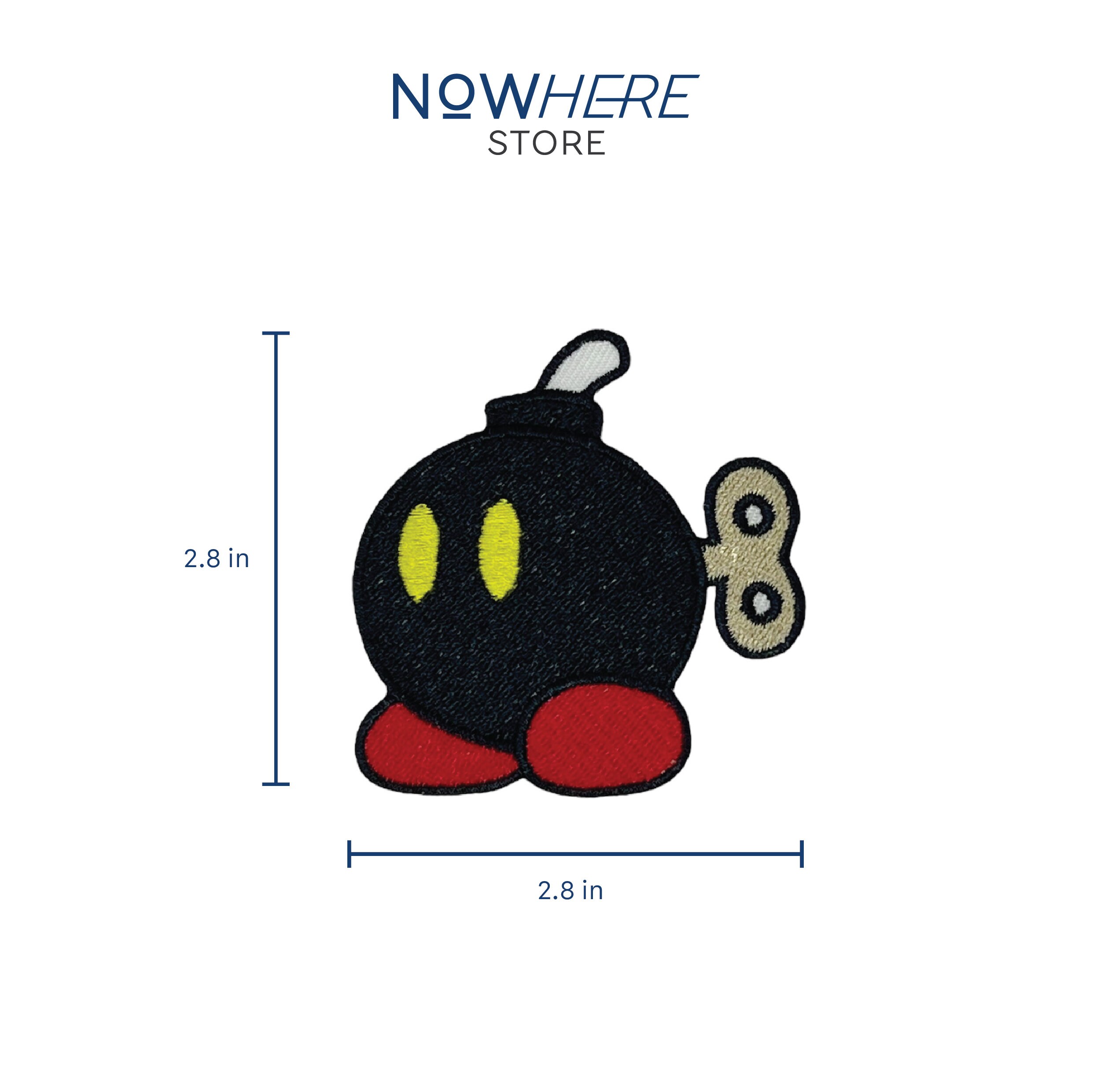 NH Bomb Iron on Patch - Embroidered Applique Patches for Jackets, Jeans ...