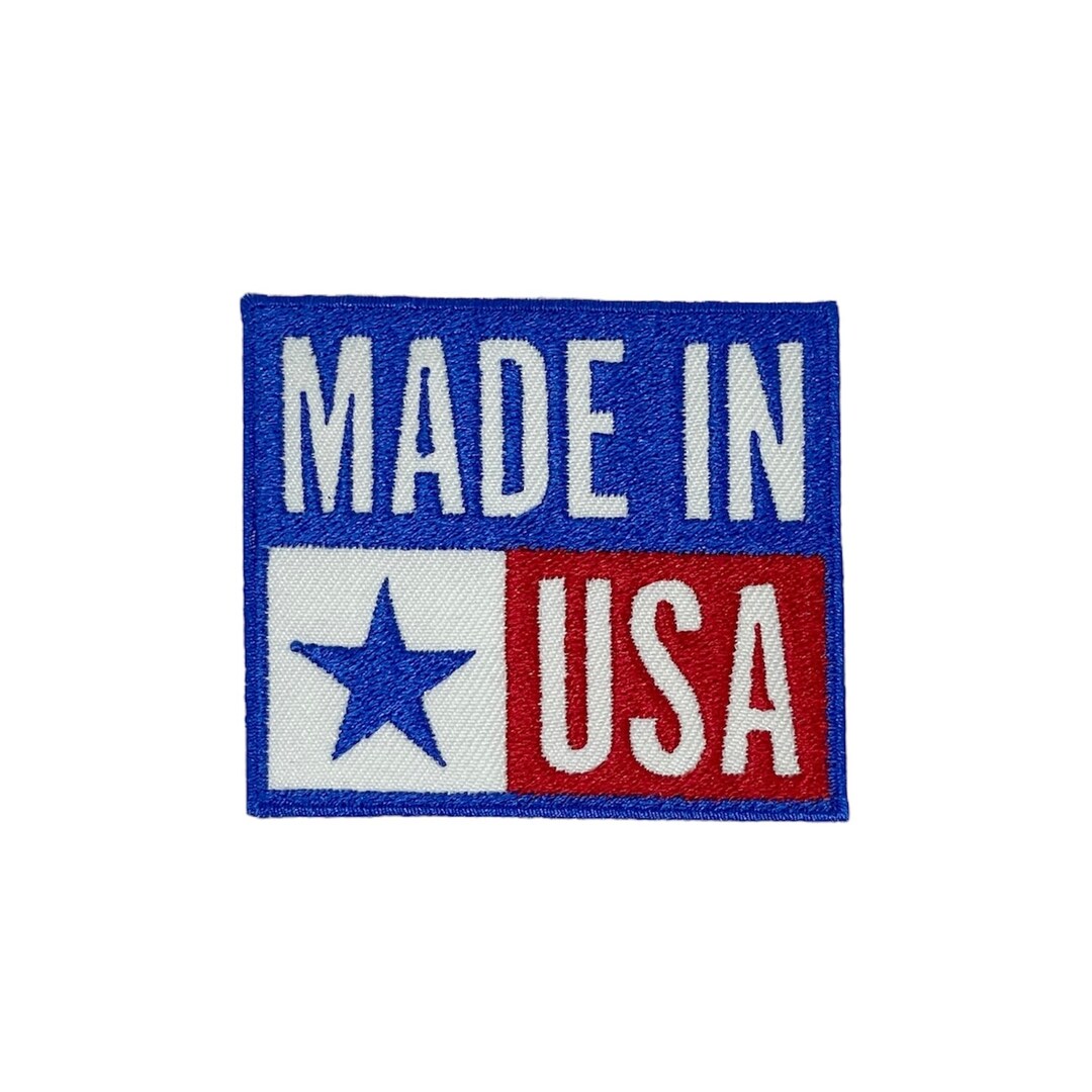 NH Made in USA Iron on Patches - Embroidery Applique Patches for ...