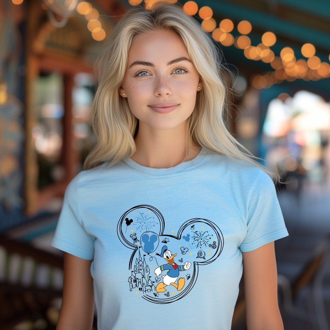 Donald Duck Ears Shirts Disneyland Family Shirtss Disneyworld Matching ...